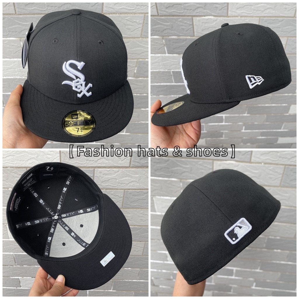 MLB Hàng đã sẵn sàng mũ lưỡi trai chicago blanco sox mũ phẳng new york yankees full enclosure ...