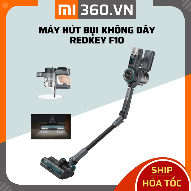 Máy Hút Bụi Cầm Tay Không Dây Redkey F10 - Chính Hãng BH 12 Tháng | Shopee Việt Nam