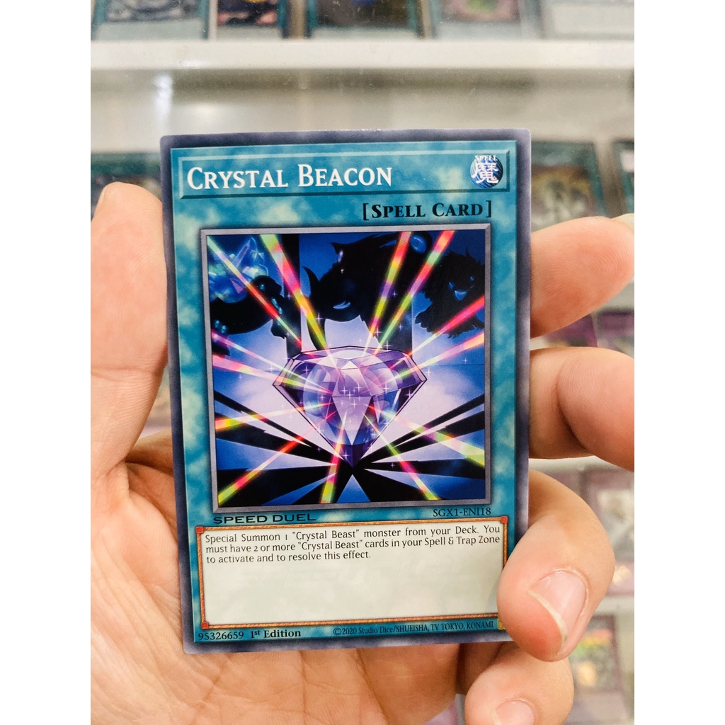 Thẻ Bài YugiOh! Mã SGX1-ENI18 - Crystal Beacon - Common - 1st Edition ...