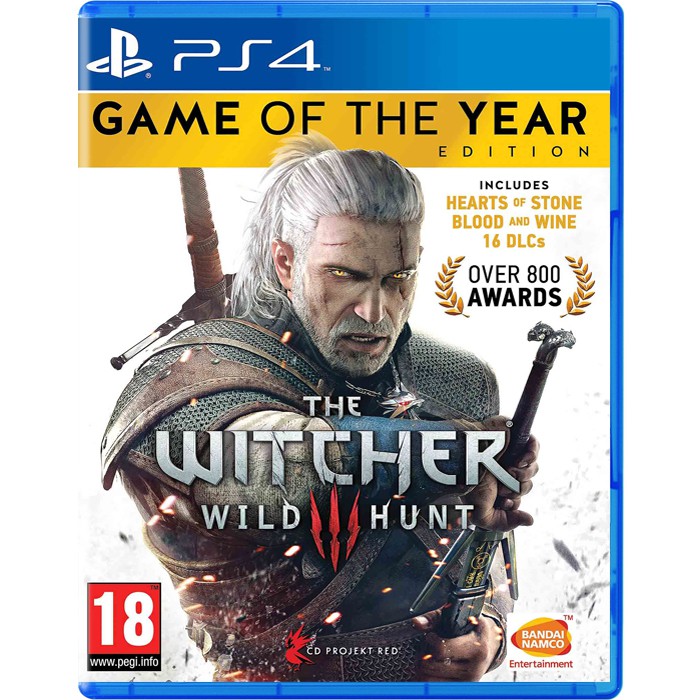 Đĩa Game PS4 (Mới - Nguyên Seal)| The Witcher 3: Game Of The Year ...