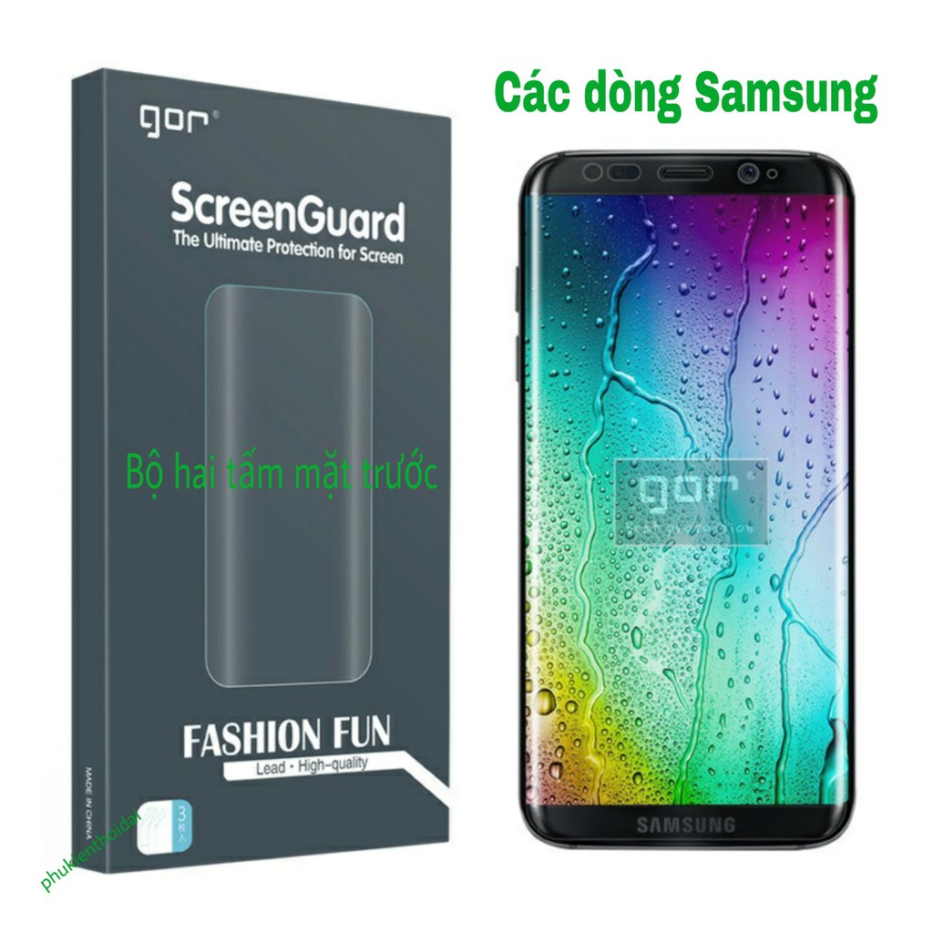 Bộ 2 dán dẻo Gor Samsung S23 Ultra / S22 Ultra / Note 10 / S10 5G / S20 Ultra / 3D Full Màn ...