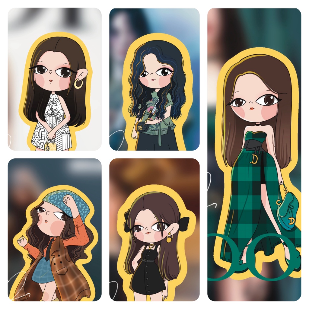 Sticker > idol > Jisoo Blackpink (#1) (with Dior) | Shopee Việt Nam