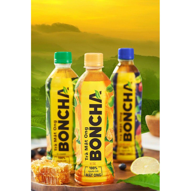 2 chai trà mật ong bon cha vị tắc 450ml | Shopee Việt Nam