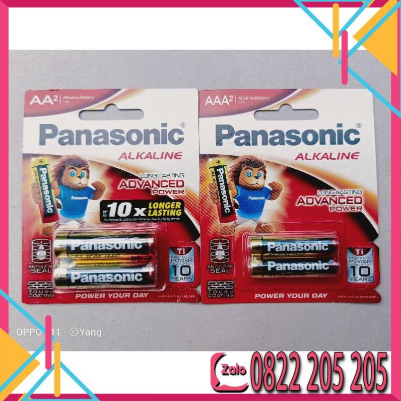Pin tiểu 2A AA 3A AAA Panasonic ALKALINE Advanced Power chính hãng ...
