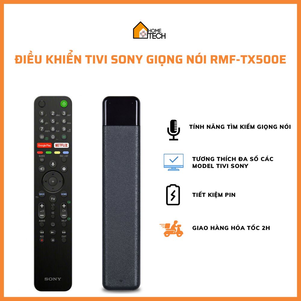 Điều khiển tivi Sony giong nói RMF-TX500P(E), remote sony RMF-TX500P chính hãng | Shopee Việt Nam