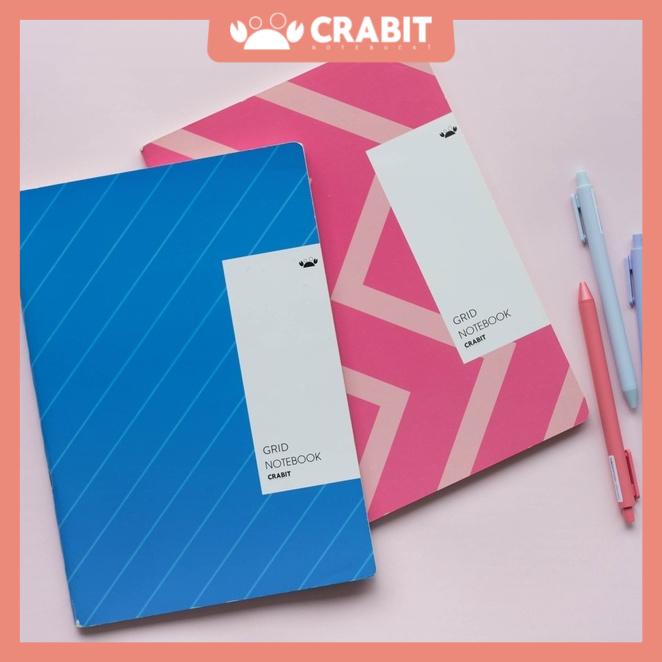 Grid Notebook - Vở kẻ ô vuông - Vở Grid Crabit 120 trang | Shopee Việt Nam