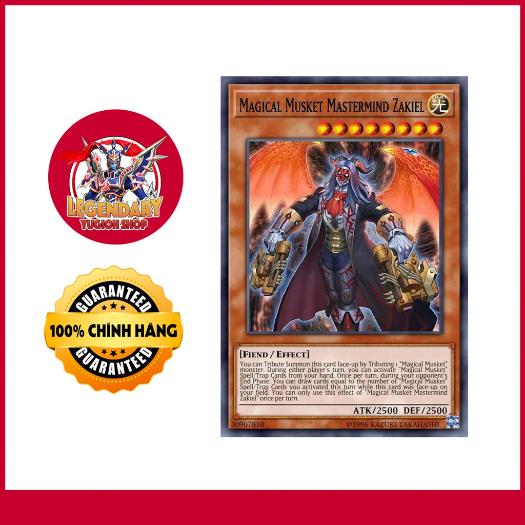 [Thẻ Bài Yugioh Chính Hãng] Magical Musket Mastermind Zakiel | Shopee Việt Nam
