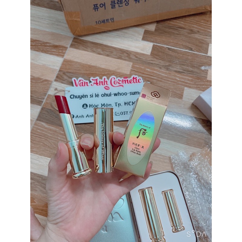 son dưỡng môi cao cấp whoo màu red wine | Shopee Việt Nam