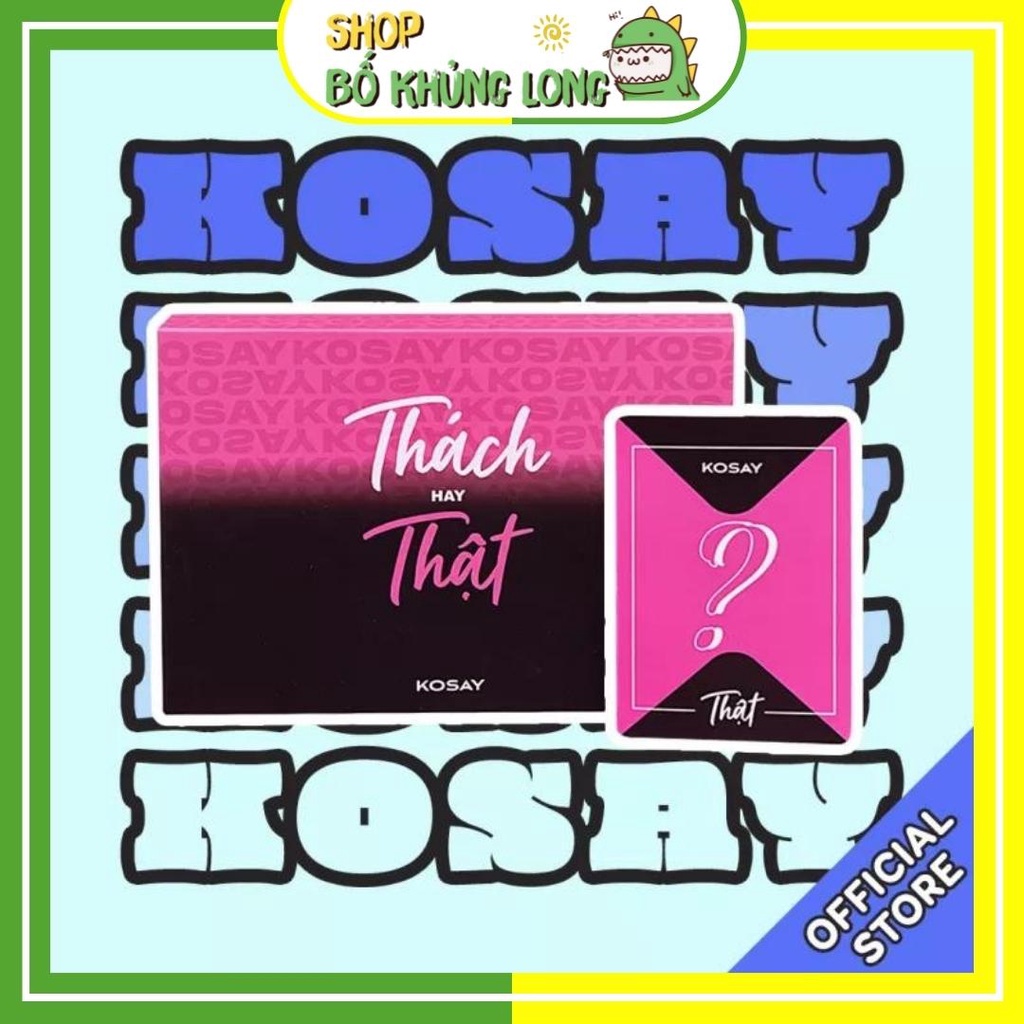 Bộ Bài HUỆ Phiên Bản "THÁCH hay THẬT" Drinking Card Game KOSAY Gắn Kết ...