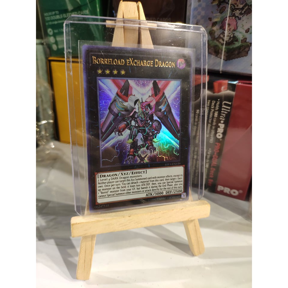Lá bài thẻ bài Yugioh Borreload eXcharge Dragon - Ultra Rare - Tặng bọc ...
