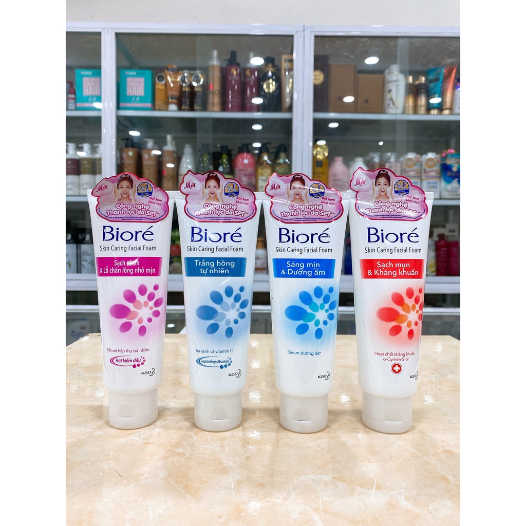 Sữa Rửa Mặt Nữ BIORE Skin Caring Facial Foam 100g | Shopee Việt Nam