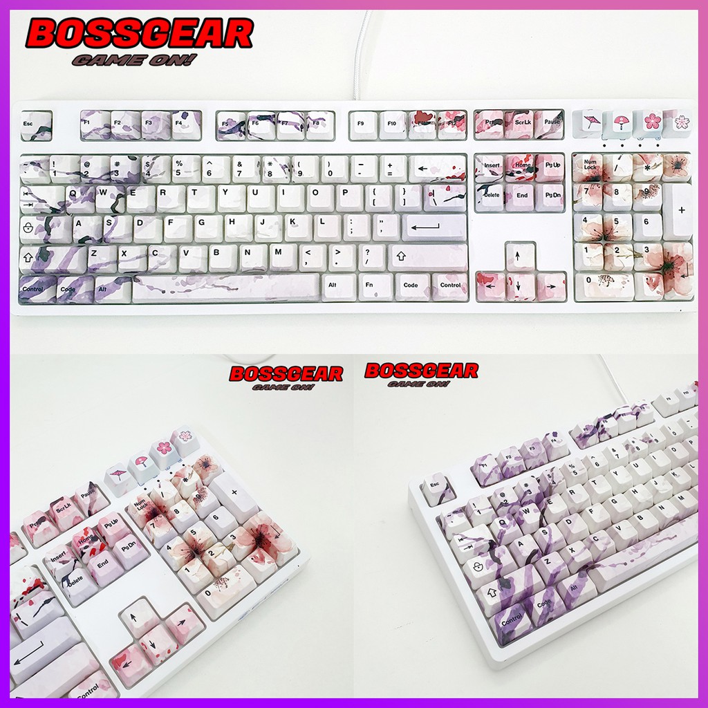 Keycap 108 Phím PBT Dye Sub Spring Season ( Thick PBT, OEM Profile ...