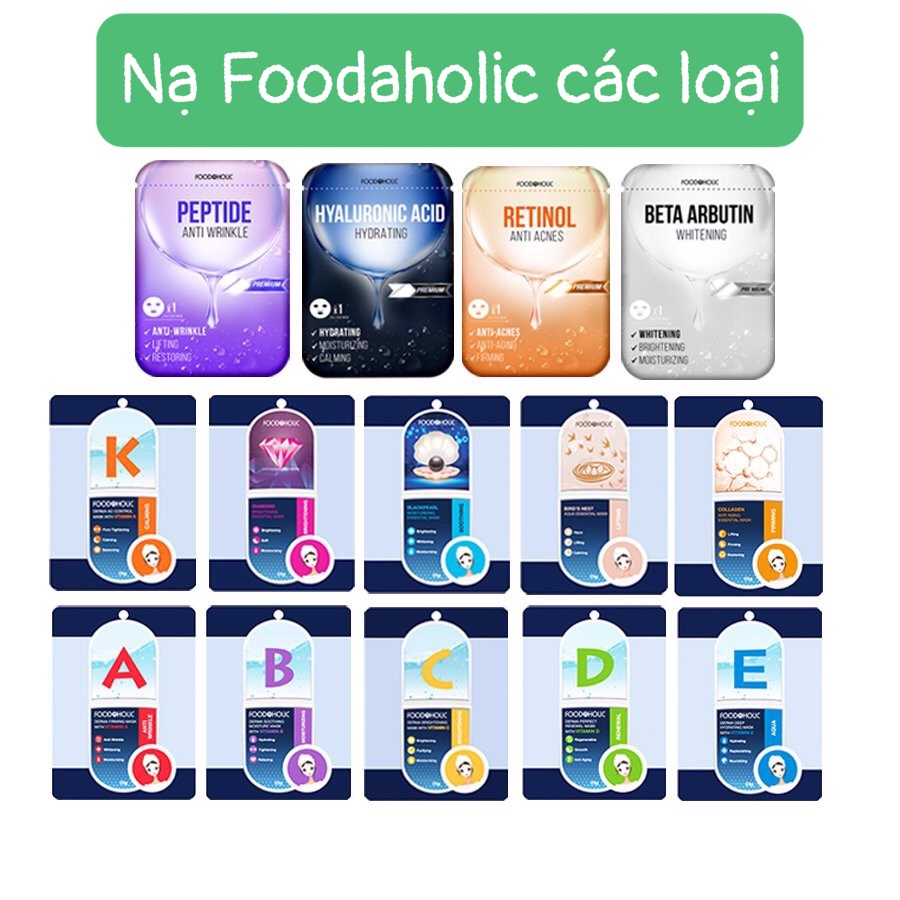Mặt Nạ Giấy Foodaholic Essential Mask Chăm Sóc Da Toàn Diện 23g ...