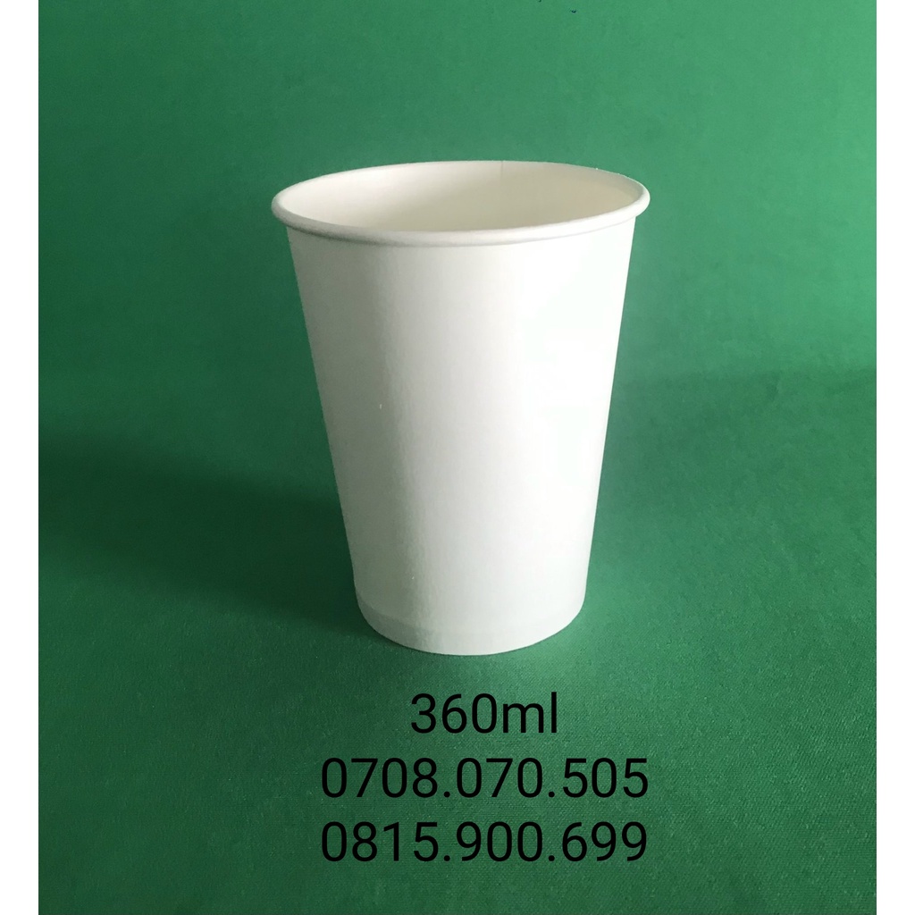 100 LY GIẤY TRẮNG 360ML 2PE (12oz) | Shopee Việt Nam