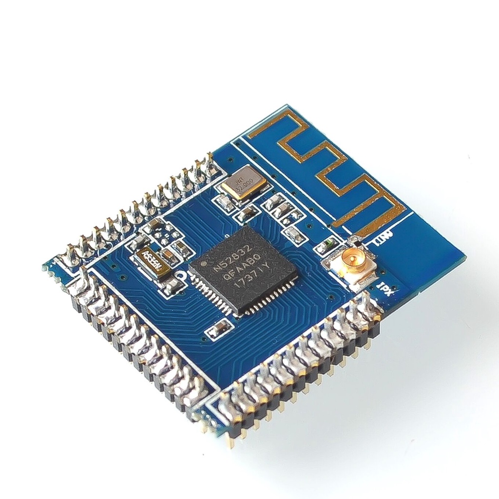 Nrf52832 BT tương thích BLE 4.2 Mô-đun SMD Bộ chuyển đổi IPEX bên ngoài công suất thấp Đa giao ...