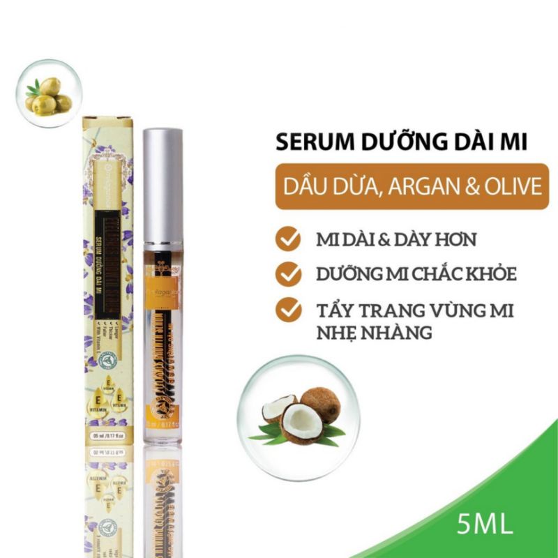 Serum Dưỡng Dài Mi Milaganics 5ml | Shopee Việt Nam