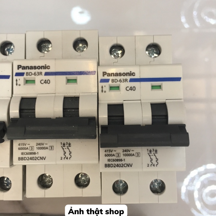 [Chính hãng] Aptomat, cầu dao tự động, át tổng 2 pha Panasonic C32, C40, C50, C63 - Bảo hành ...