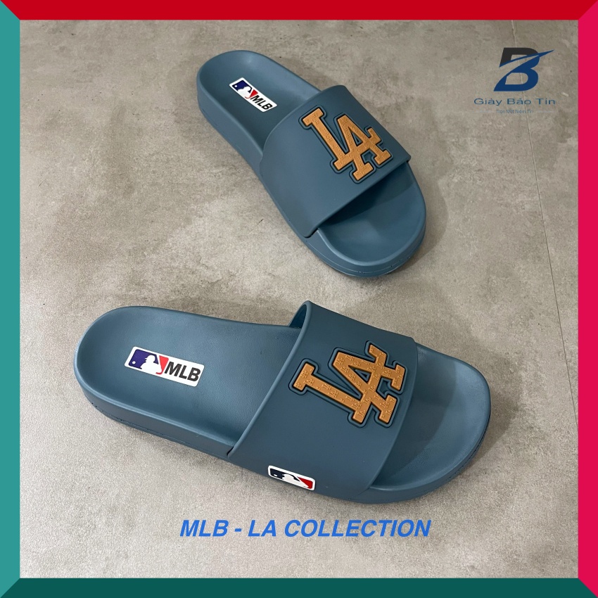 Dép nam MLB - LA dép nam quai ngang unisex 4 màu chất liệu cao su chống trơn trượt mẫu mới nhất ...