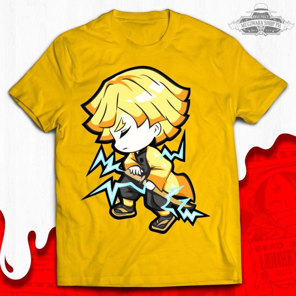 HOT- ÁO THUN Kimetsu No Yaiba ( Demon Slayer ) Zenitsu Shirt Zenitsu ...