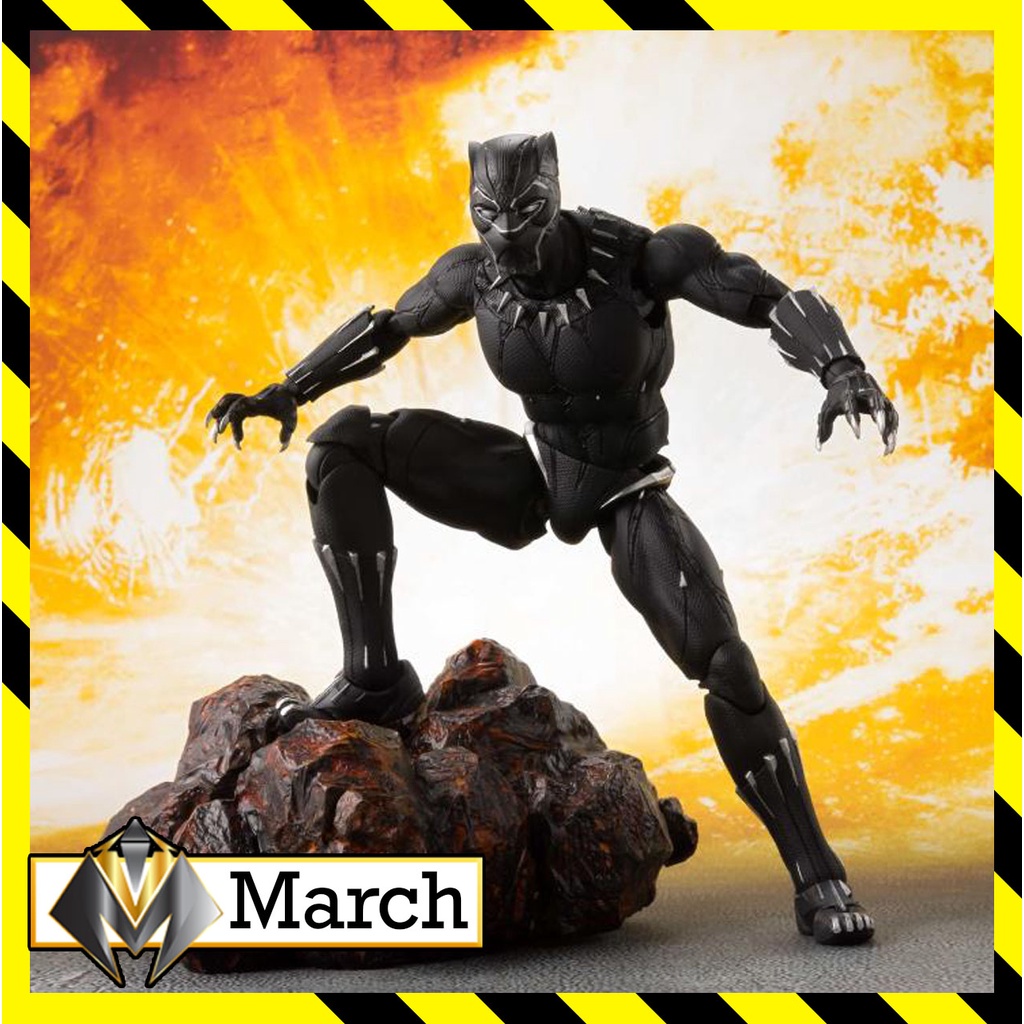 [2ND] Mô hình S.H.Figuarts SHF Black Panther và Rock Effect - Avengers ...