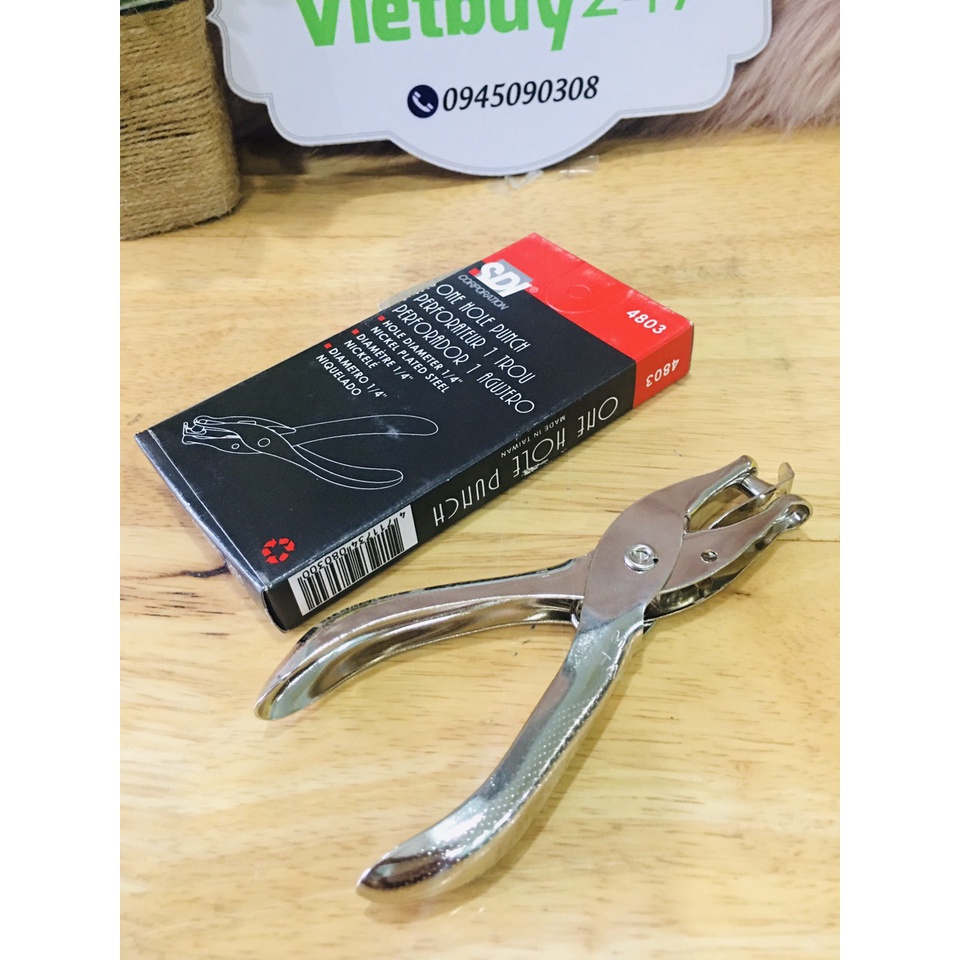 Kềm bấm lỗ SDI No.4803 bấm 1 lỗ - thân kim loại (005504) | Shopee Việt Nam