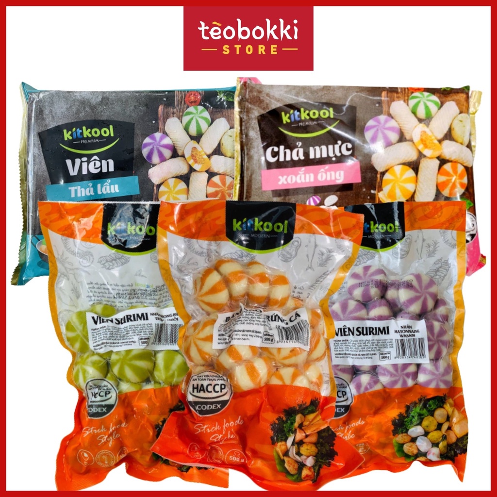 [SHIP CẦN THƠ] Viên surimi/topping thả lẩu Kitkool 500g | Shopee Việt Nam