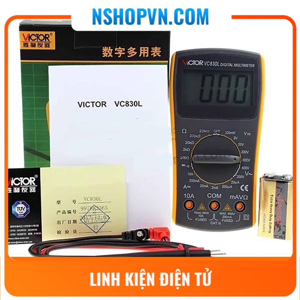 Đồng hồ điện tử VICTOR VC830L | Shopee Việt Nam