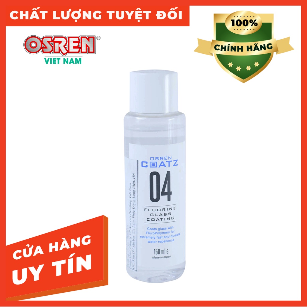 HỢP CHẤT PHỦ BẢO VỆ KÍNH XE, CHỐNG XƯỚC OSREN GLASS COATING (04)- 150 ...