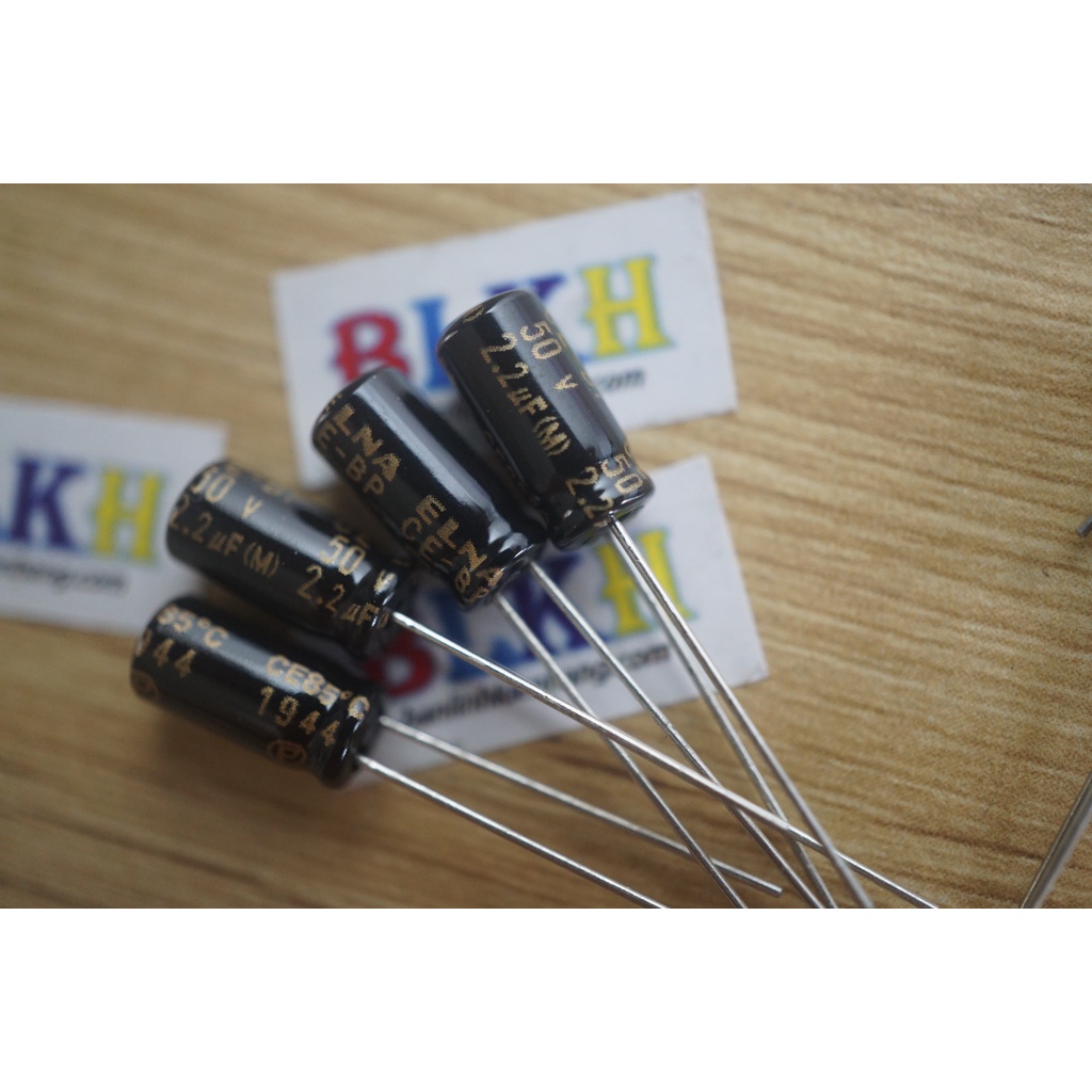 combo 3 con Tụ âm thanh HIFI không phân cực 50V 2.2uF 85 độ 5x11 chính ...