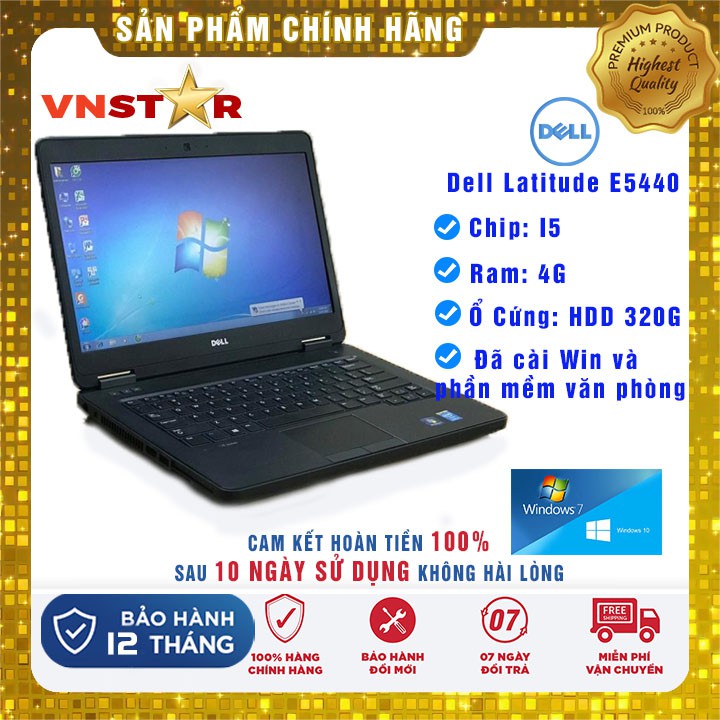 Laptop DELL 5440 mới 95% - Core i5, Ram 4G, HDD 320Gb, 14 inch - Hàng ...