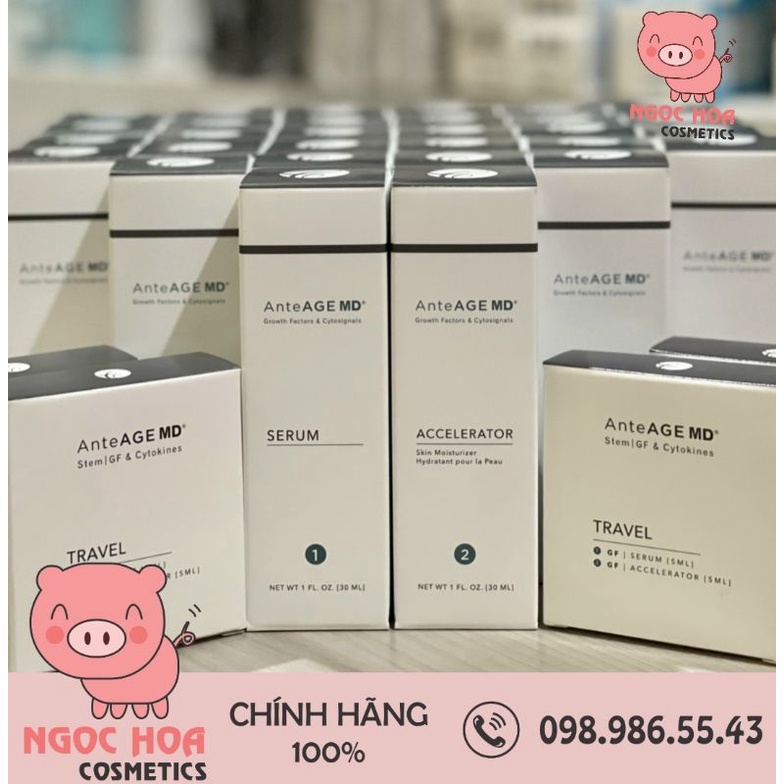 [Ship Nhanh] Combo AnteAGE MD Serum Và Accelerator Dưỡng Ẩm, Bảo Vệ, Tái Tạo Và Trẻ Hoá Làn Da ...