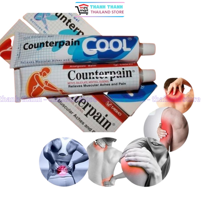 Kem cao xoa bóp Counterpain Thái Lan Red & Cool | Shopee Việt Nam