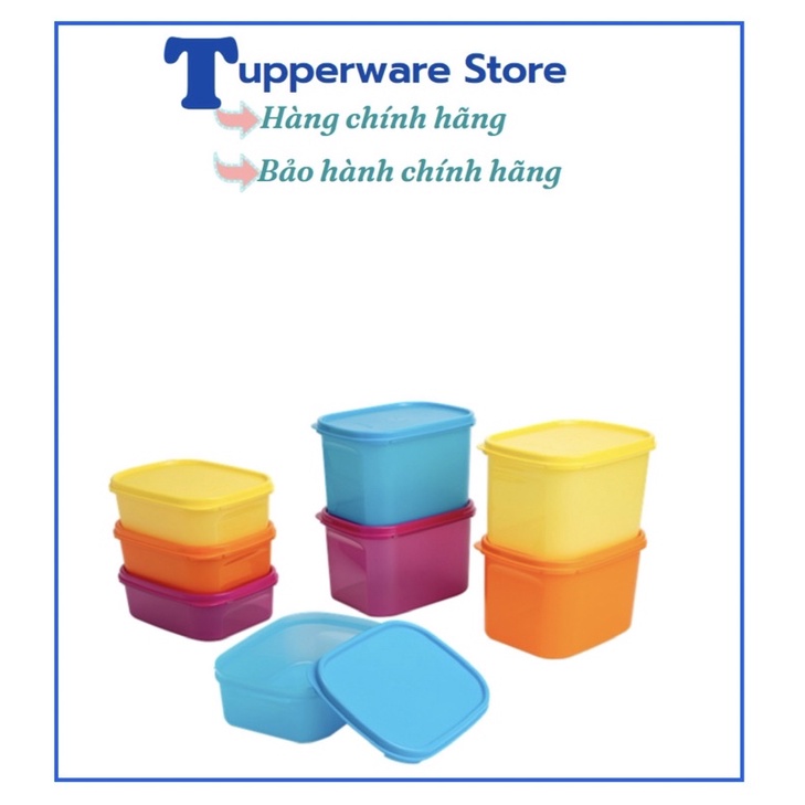 Bộ 8 Hộp Colorful Rectangular - Tupperware | Shopee Việt Nam