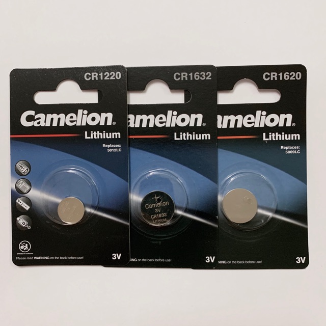 Pin CR1632 CR1620 CR1220 Camelion Lithium 3V vỉ 1 viên | Shopee Việt Nam