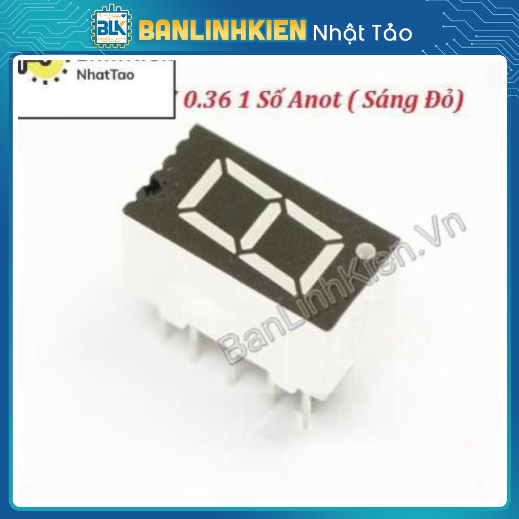 Led 7 0.36 1 Số Anot (Sáng Đỏ) Mã LK_02049 | Shopee Việt Nam