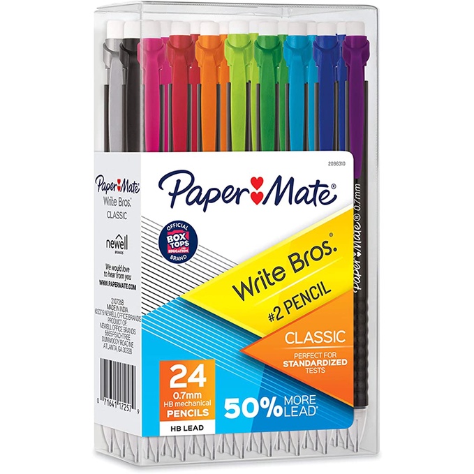 Bút Chì Bấm Paper Mate Mechanical, Write Bros. Classic #2 Pencil, 0.7mm ...
