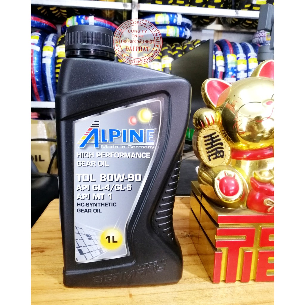 Nhớt hộp số ALPINE GEAR OIL 80W-90 GL-4/GL-5 | Shopee Việt Nam