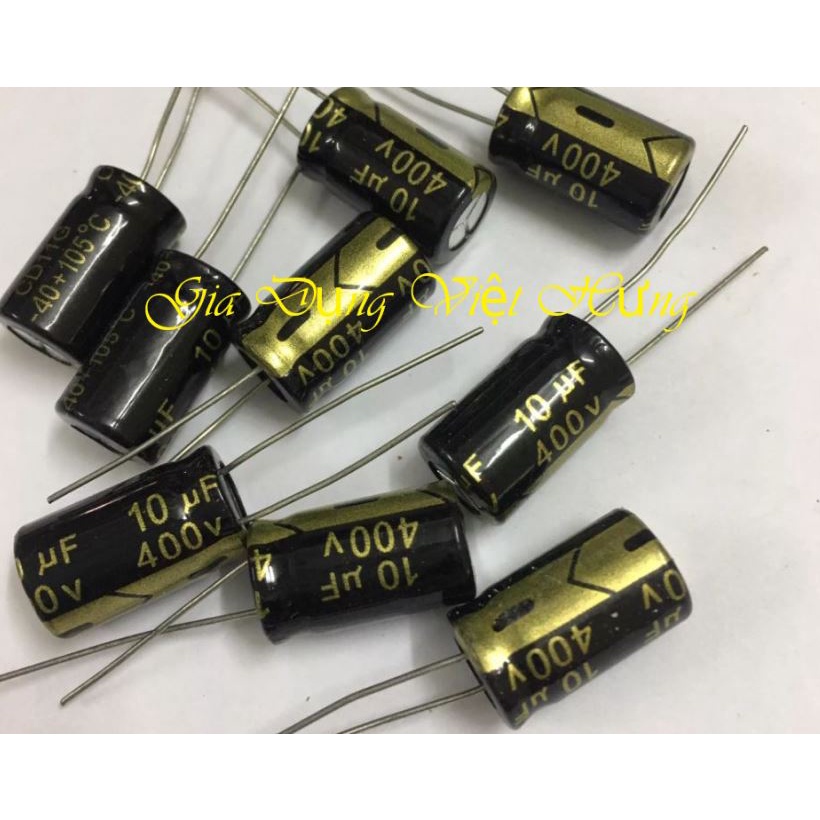 Combo 10 Tụ Hóa 400V 10uF Tần Số Cao 10x17mm, | Shopee Việt Nam