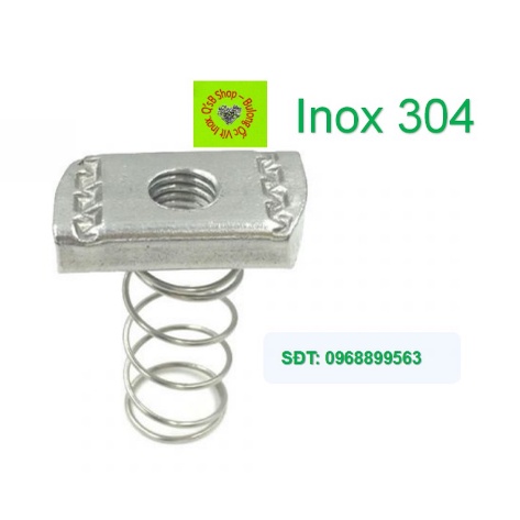 Ecu lò xo inox 304, đai ốc lò xo inox, tán lò xo inox 304 | Shopee Việt Nam