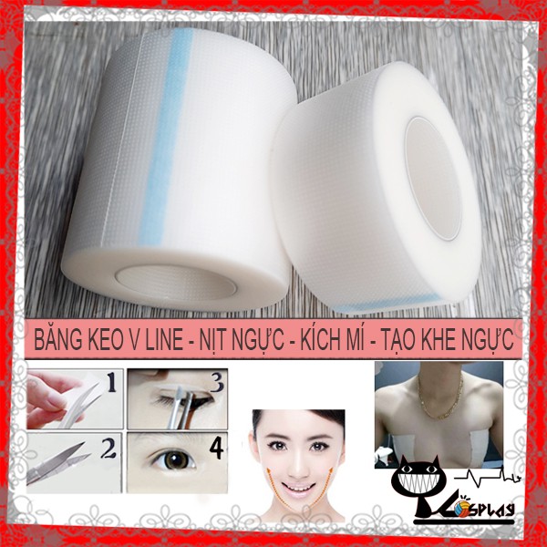 [Sẵn] Băng keo V line (Vline) - Nịt ngực - Kích mí - Phụ kiện cosplay (băng dính) [Miu Cosplay ...