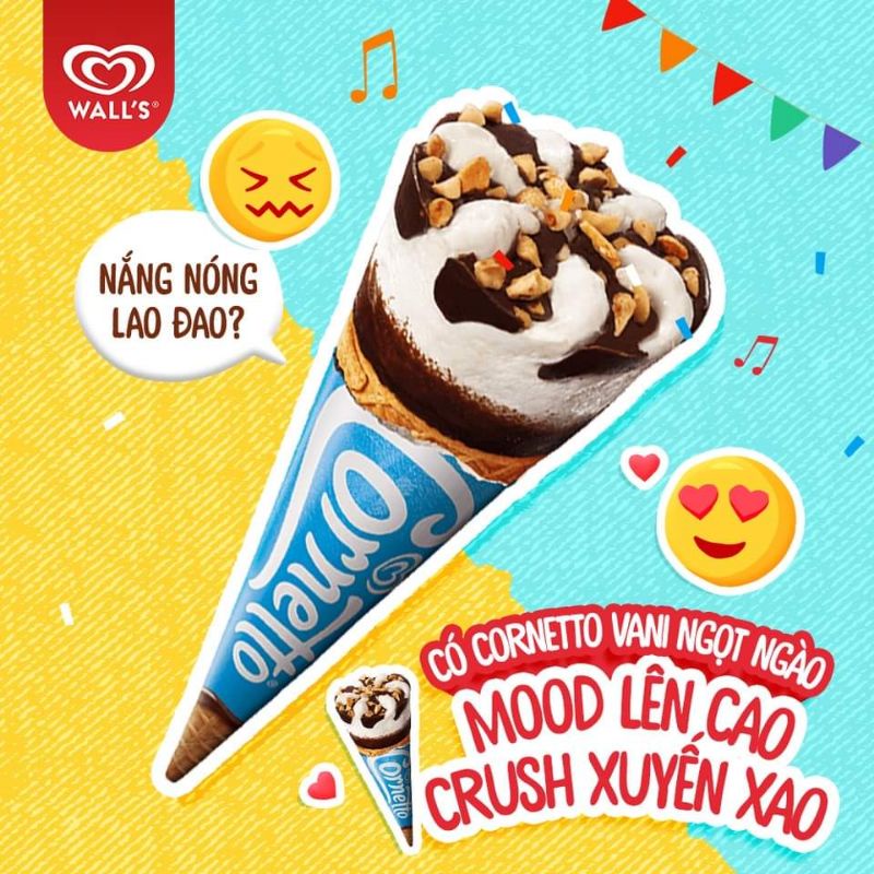 Kem ốc quế Wall's Cornetto Classic | Shopee Việt Nam