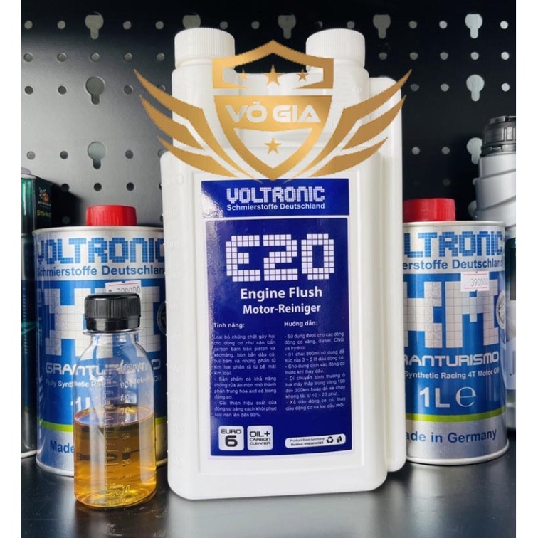 Dung dịch súc rửa động cơ VOLTRONIC E20 ENGINE FLUSH 1L - chiếc lẻ | Shopee Việt Nam