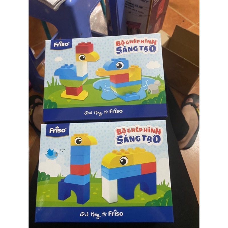 Bộ lắp ghép sáng tạo (cá voi+ cánh cụt). | Shopee Việt Nam