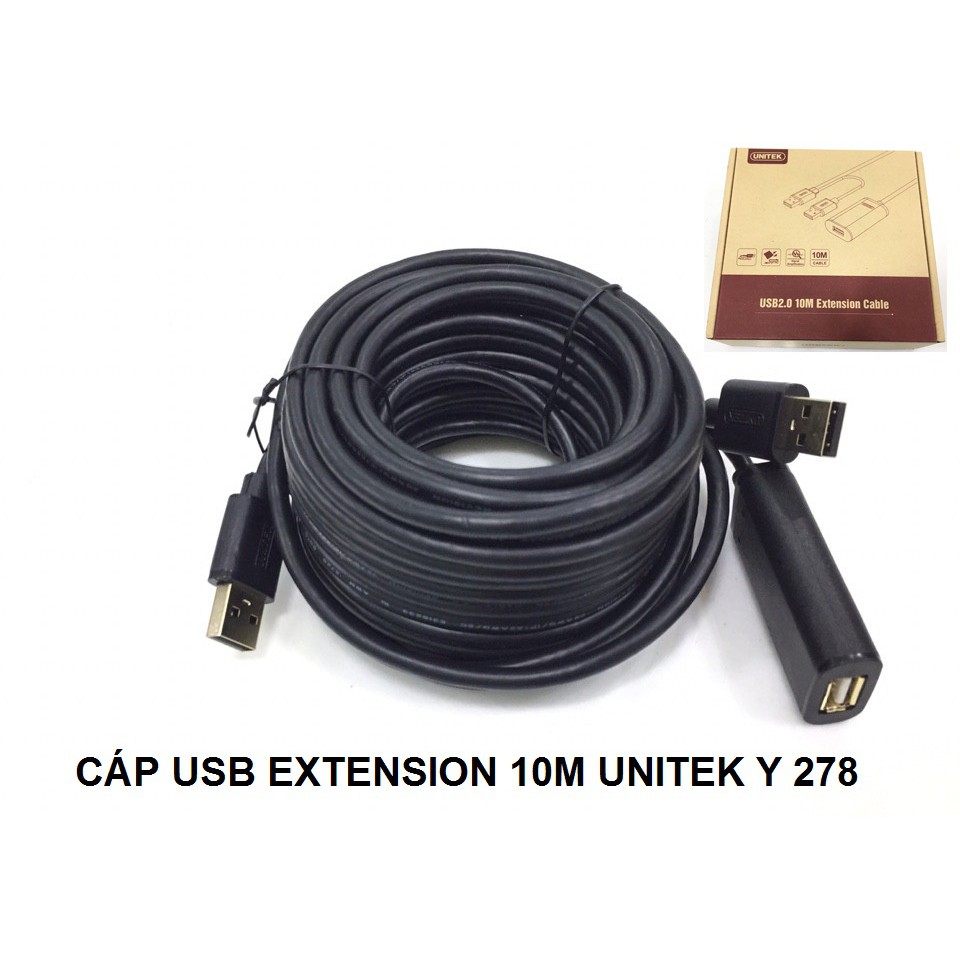 CÁP USB ND EXTENSION Unitek 10m Y 278 | Shopee Việt Nam