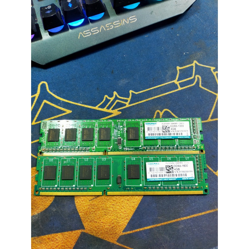 RAM KINGMAX 4GB - RAM PC DDR3 4GB 1333 & 1600 - HÀNG CŨ BẢO HÀNH 1 ...