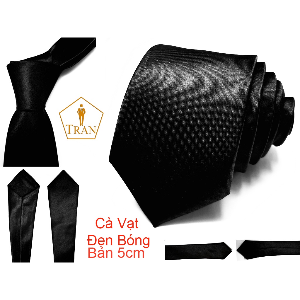 Cà Vạt Caravat Đen Nam TRAZ MEN Bản To Trung Niên 7Cm Dây Kéo Thắt Sẵn Tiện Lợi | Shopee Việt Nam
