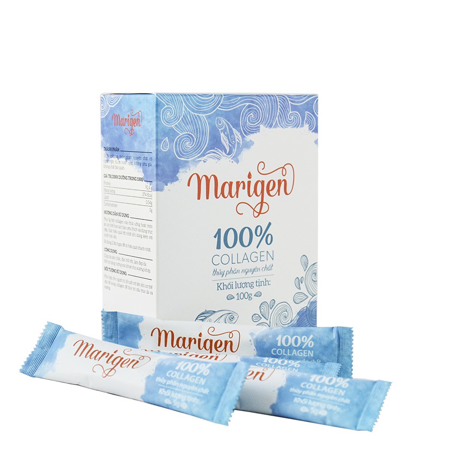Bột uống Marigen bố sung Collagen nuôi da khỏe mạnh | Shopee Việt Nam