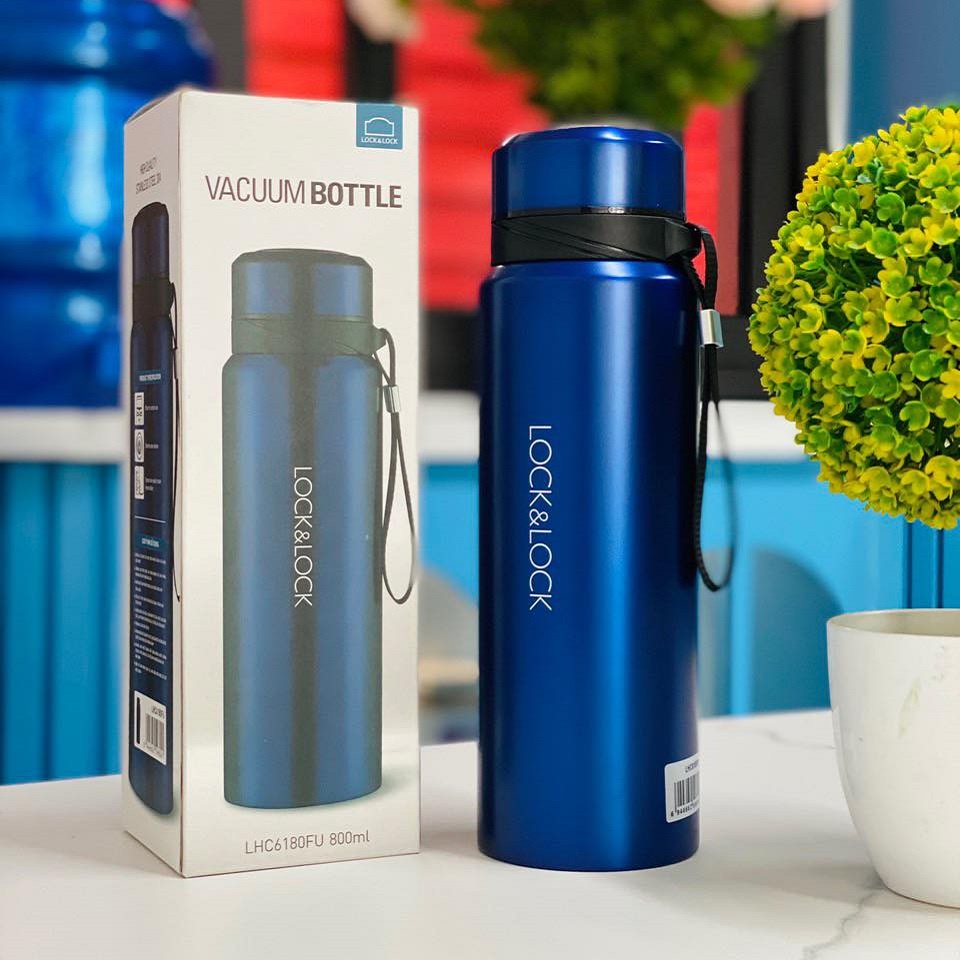 Bình giữ nhiệt cao cấp Lock&Lock Vacuum Bottle LHC6180 bằng thép không ...