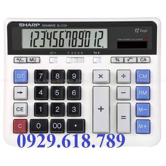 MÁY TÍNH GIÁM ĐỐC SHARP EL-2135 | Shopee Việt Nam