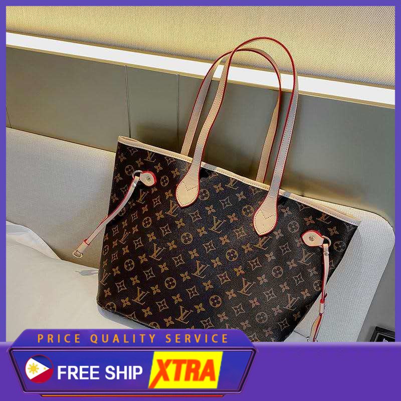 Túi Tote Nữ Pu Lv Túi Xách Công Suất Lớn Túi Mua Sắm Không Thấm Nước | Shopee Việt Nam
